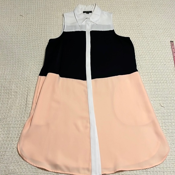 Alfani | Dresses | Alfani Color Block Shirt Dress | Poshmark